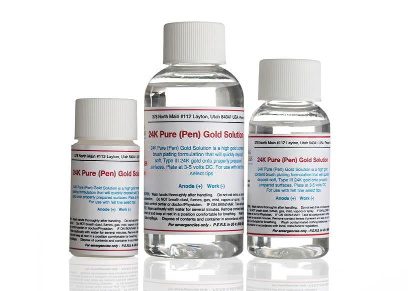 24K Pure Pen Gold Plating Solution – Gold Plating Services