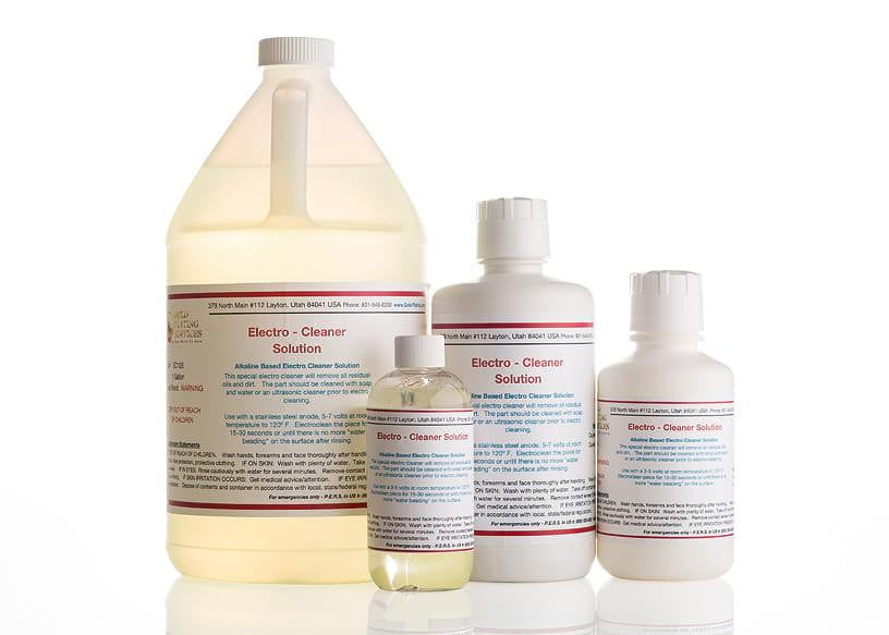 Electro-Cleaner Solution - Bath or Brush – Gold Plating Services