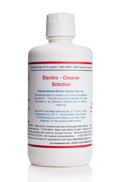 Electro-Cleaner Solution - Bath or Brush – Gold Plating Services