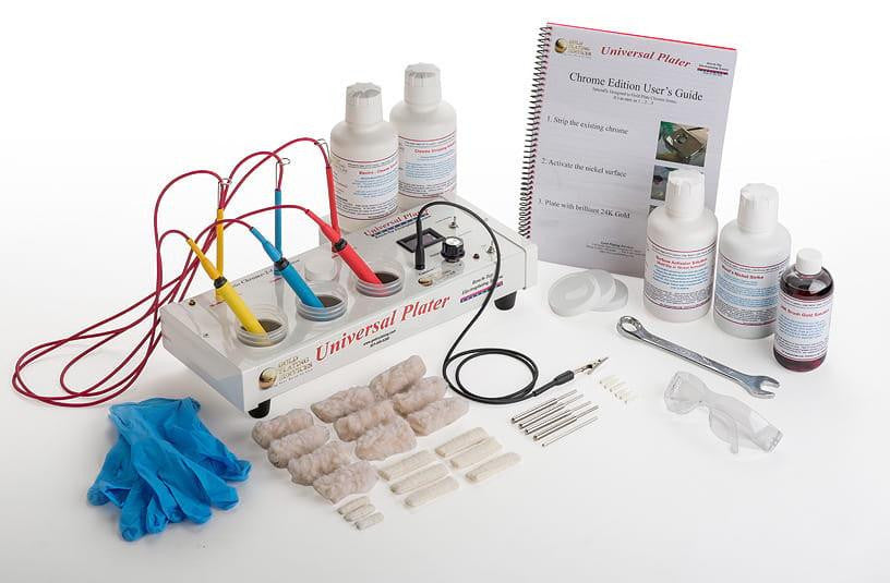 Metal Chrome Plating Kit Caswell Nickel Electroplating Kit 4.5 Gal